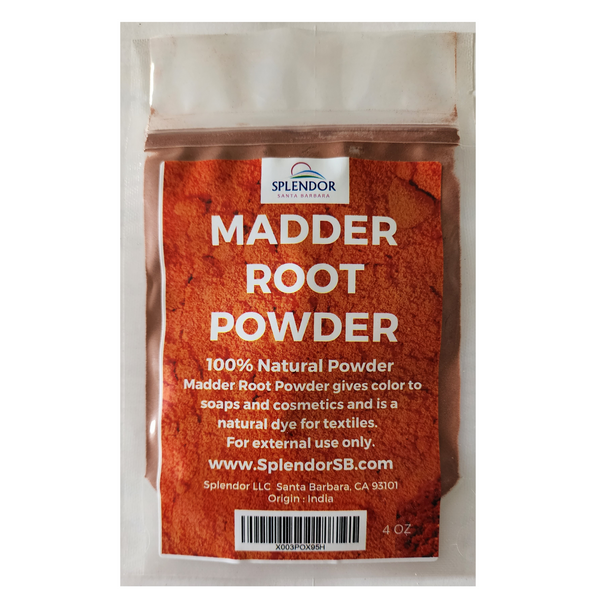 Splendor Madder Root Powder - Natural Sustainable Dye Colorant for Soa ...